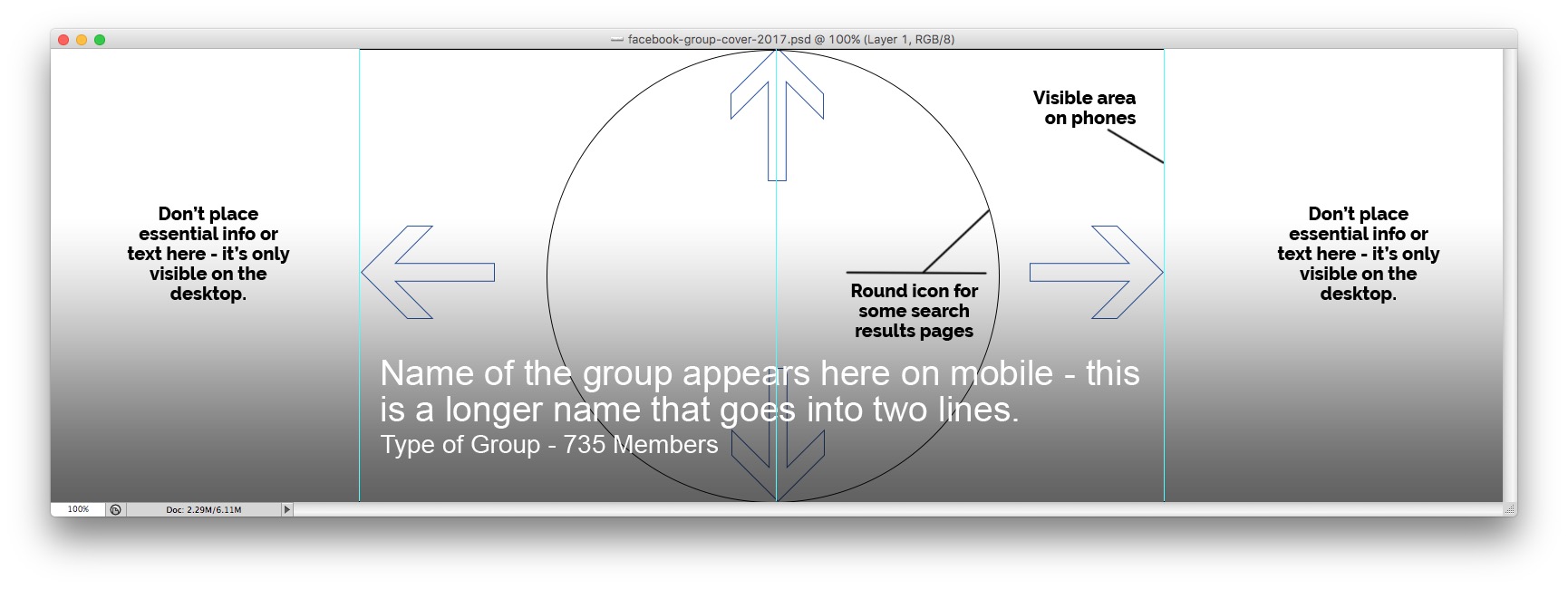 Cover image template for Facebook groups – 2017 edition | Adam Abrams ...